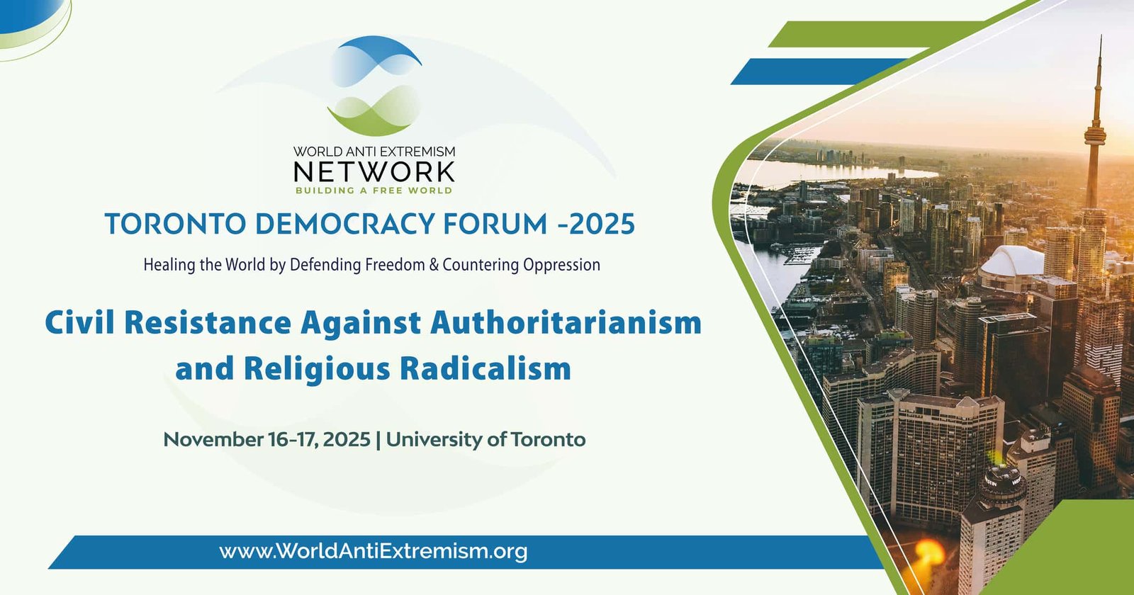 Toronto Democracy Forum 2025 – World Anti Extremism Network